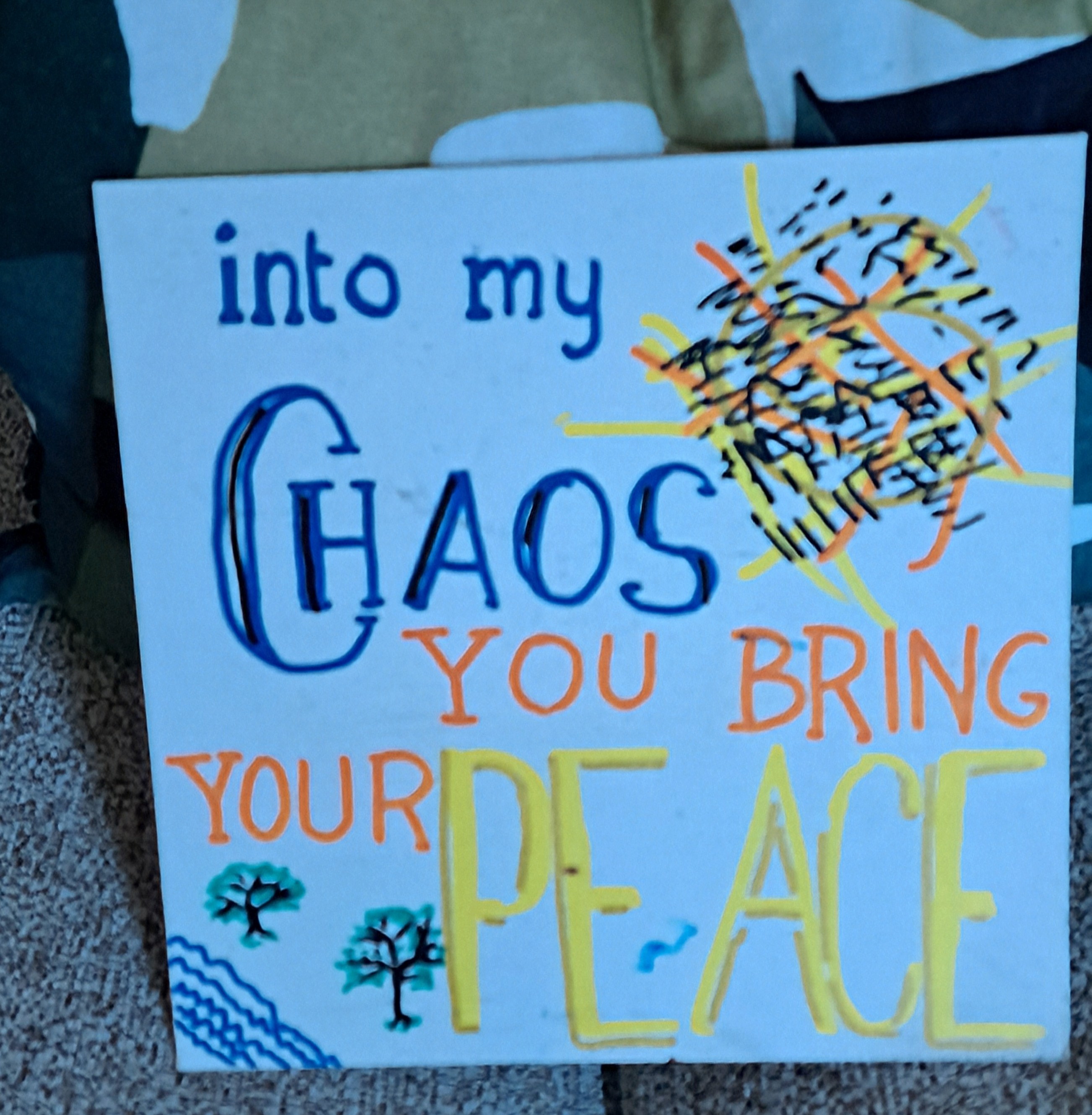 Artistic prayer – Making an ass of myself